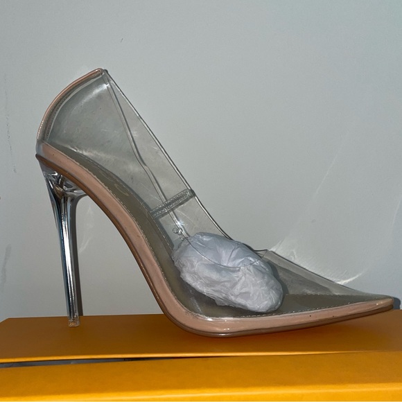 EGO | Shoes | Pointed Toe Clear Heels | Poshmark